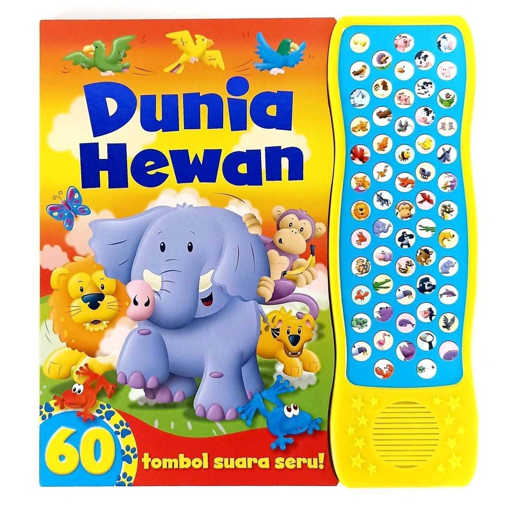 Jual Dunia Hewan Sound Book 60 suara hewan & nama-nama hewan (Bahasa ...