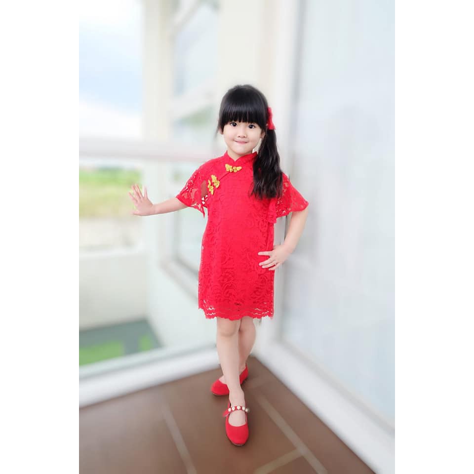 Jual CHEONGSAM ANAK PEREMPUAN/ CIN FUNG CHEONGSAM DRESS / CHEONGSAM ...