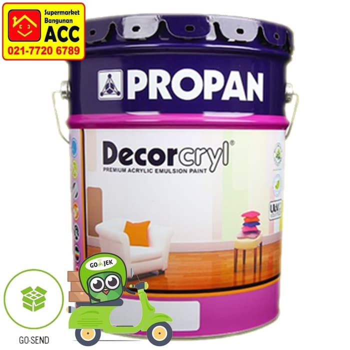 Jual Propan Decorcryl Cat Tembok Interior Tinting Warna Muda 20 liter ...