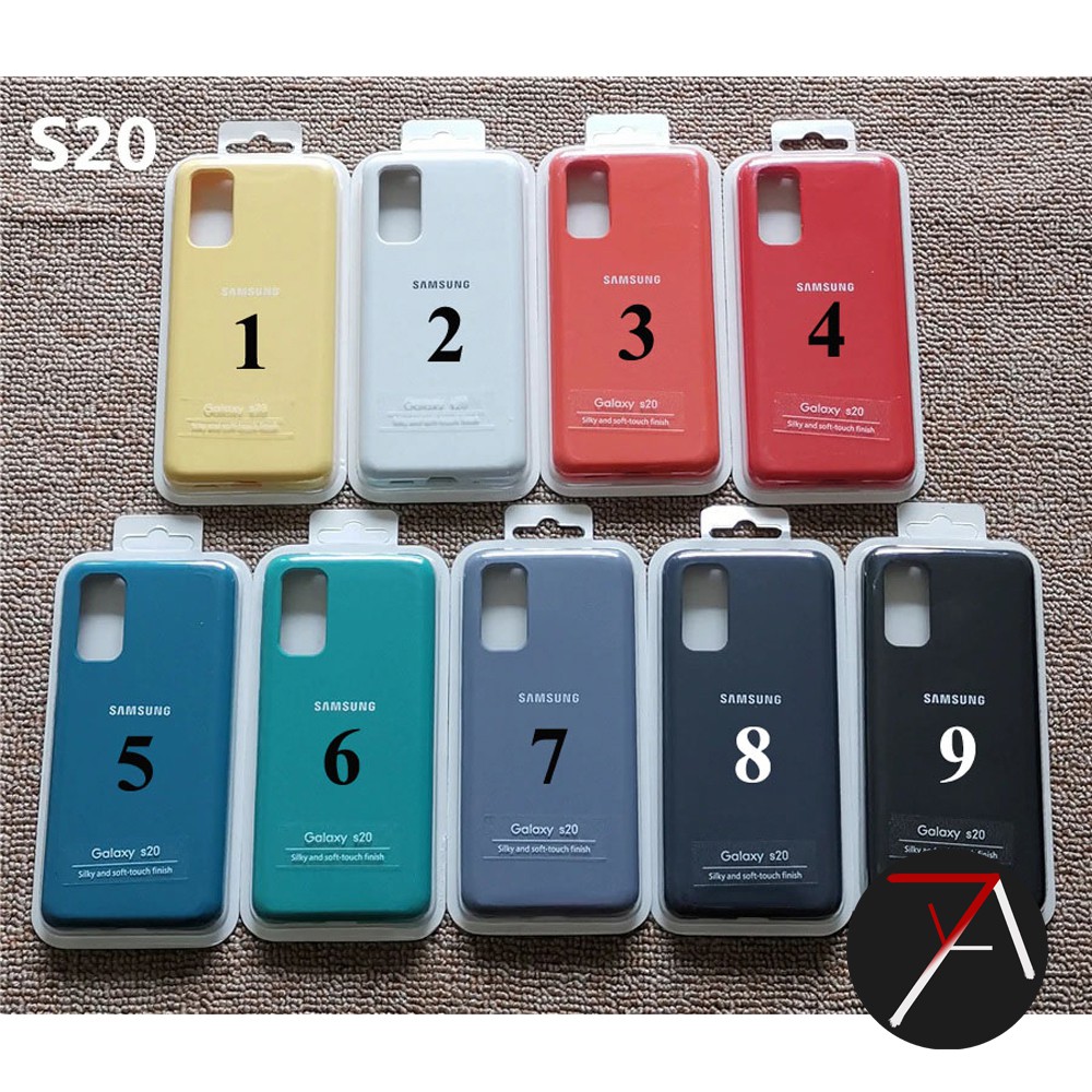 Jual Samsung Galaxy S20 Silicone Full Cover Soft Case Softcase Silikon Casing Original | Shopee ...