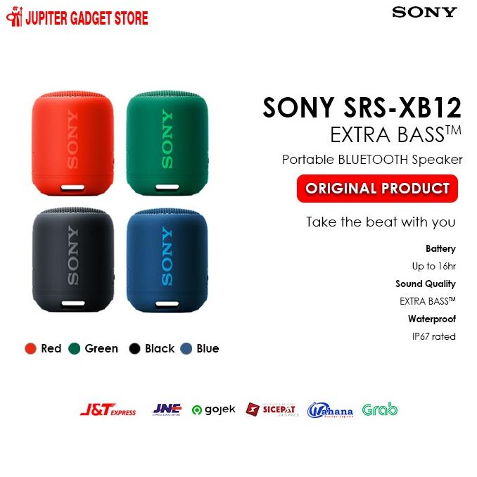 Jual HOT PROMO Sony SRS-XB12 / XB12 Extra Bass Portable Bluetooth Speaker - ORI | Shopee Indonesia