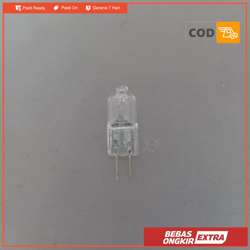 Jual lampu mikroskop 6 v 20 watt bulb halogen lamp microscope | Shopee ...