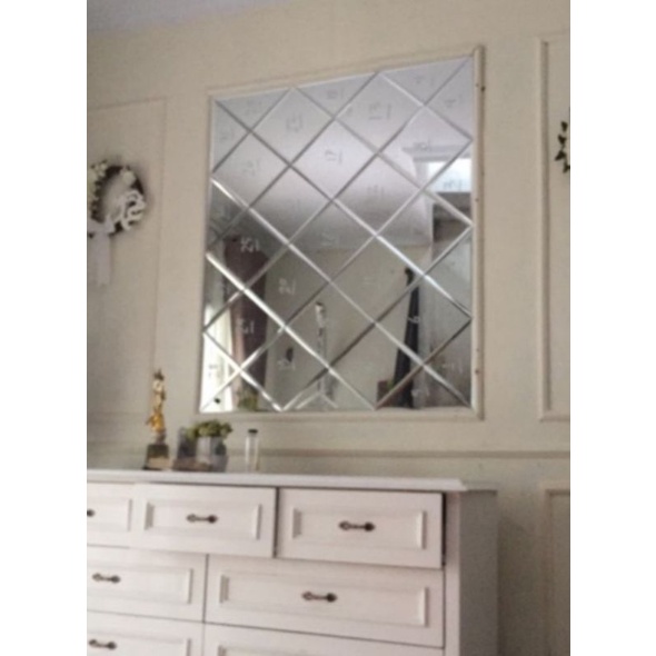 Jual kaca cermin - cermin bevel - kaca cermin dinding | Shopee Indonesia