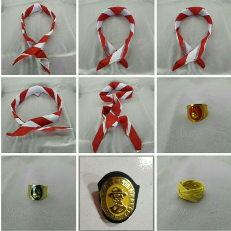 Jual Kacu pramuka dasi pramuka + ring SD SMP SMA PEMBINA | Shopee Indonesia