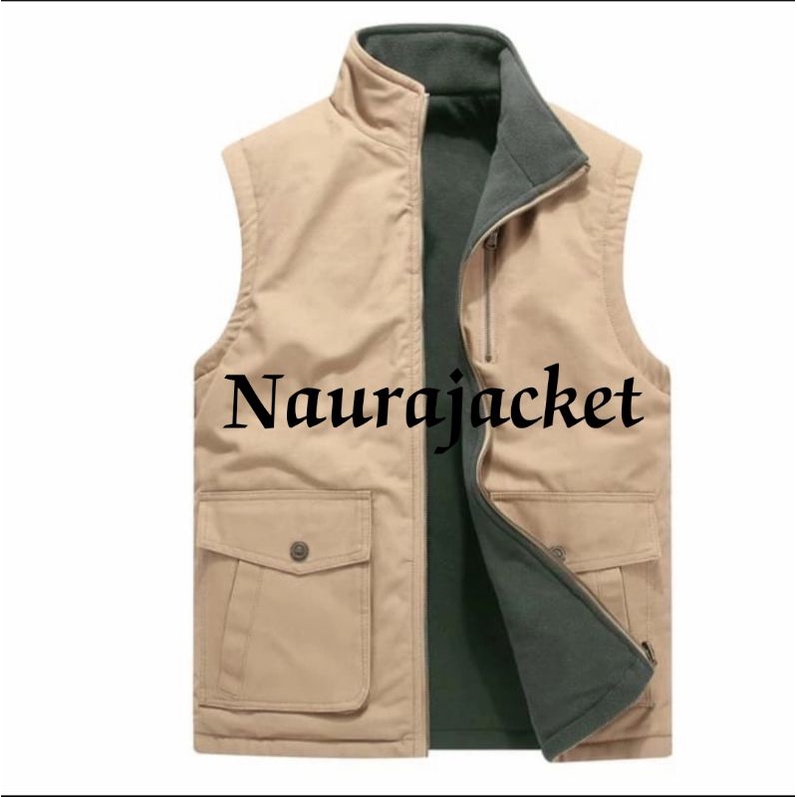 Jual Rompi pria keren/rompi fleece pria/ rompi motor hangat | Shopee ...