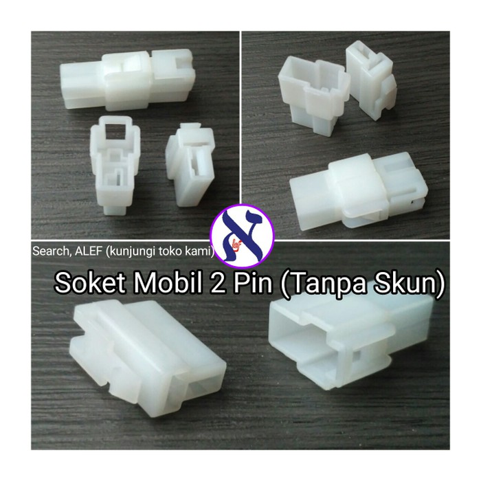 Jual Soket Mobil 2 Pin Besar Socket Lampu Mobil motor | Shopee Indonesia