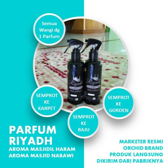 Jual JUAL MURAH! RIYADH PARFUM AROMA MASJIDIL HARAM DAN MASJID NABAWI HARUM TAHAN LAMA 250 ML ...