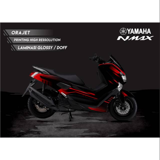 Jual Decal Yamaha Nmax Full body Grafis simple / Modifikasi sticker ...