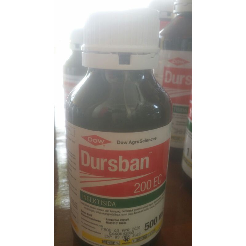 DURSBAN 200 EC INSEKTISIDA 500ML | Shopee Indonesia