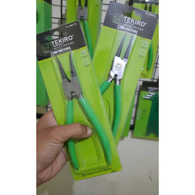 Jual Tang Snap Ring Tekiro 7inch Lurus Buka dan Tutup 2bh Tang Snapring ...