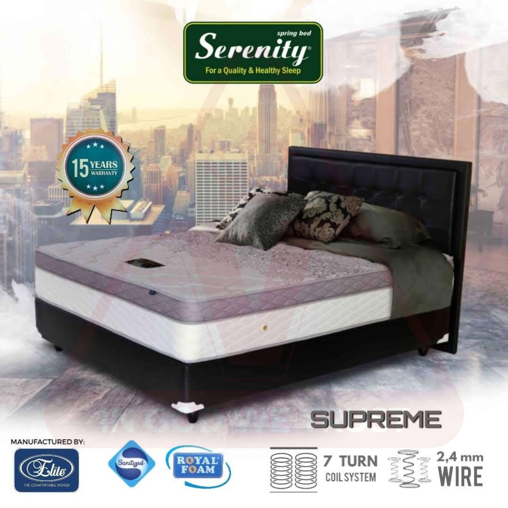 Jual Serenity by Elite Supreme Fullset Full Set 120 x 200 120x200 Kasur ...