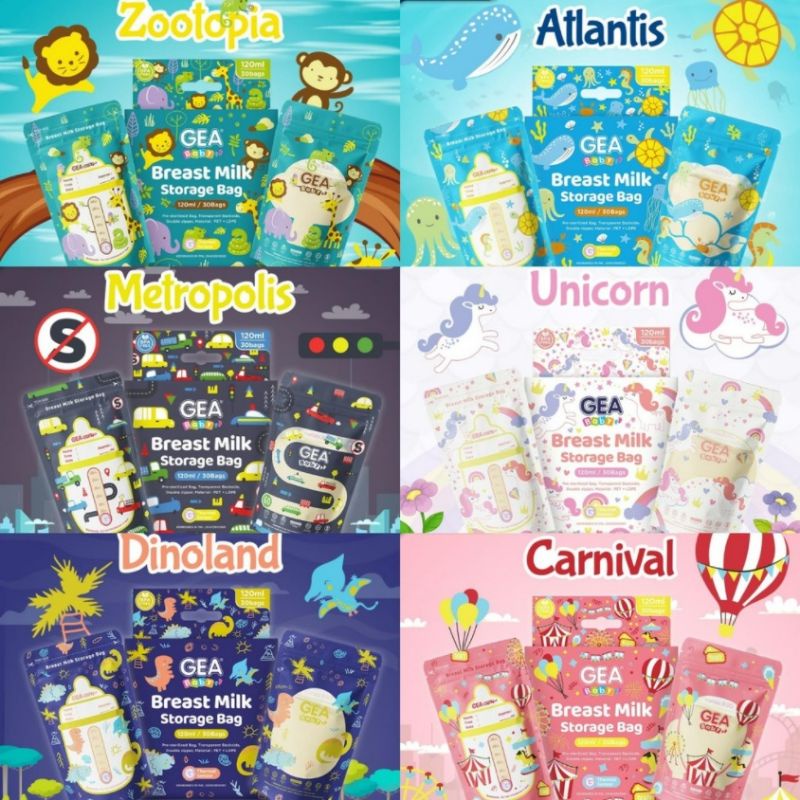 Jual GEA KANTONG ASI GEA BABY/ BREAST MILK STORAGE ASI BAG | Shopee ...