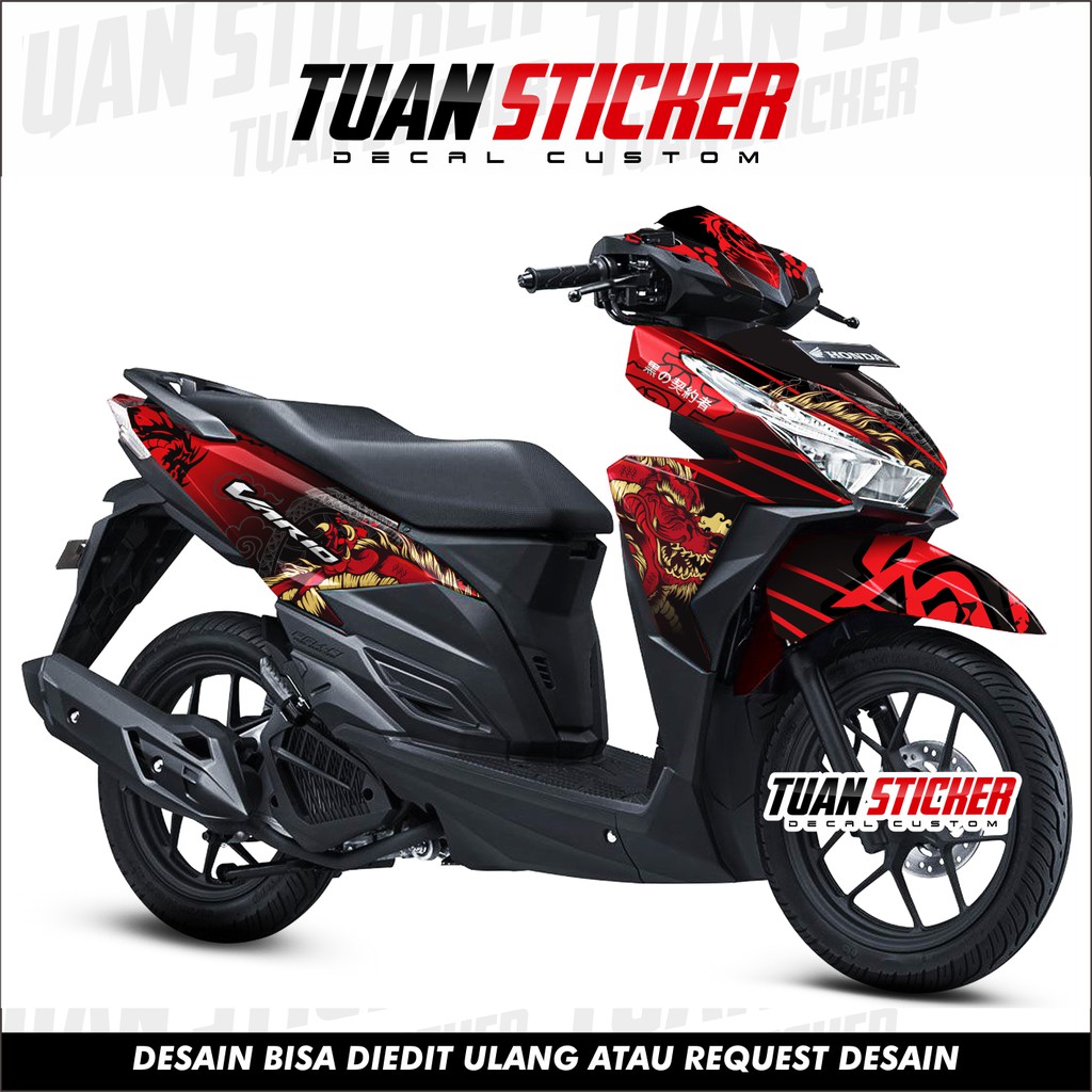 Jual Sticker Striping decal Vario Led 125 decal Vario 150, Sticker Vario 125 150, Striping Vario ...