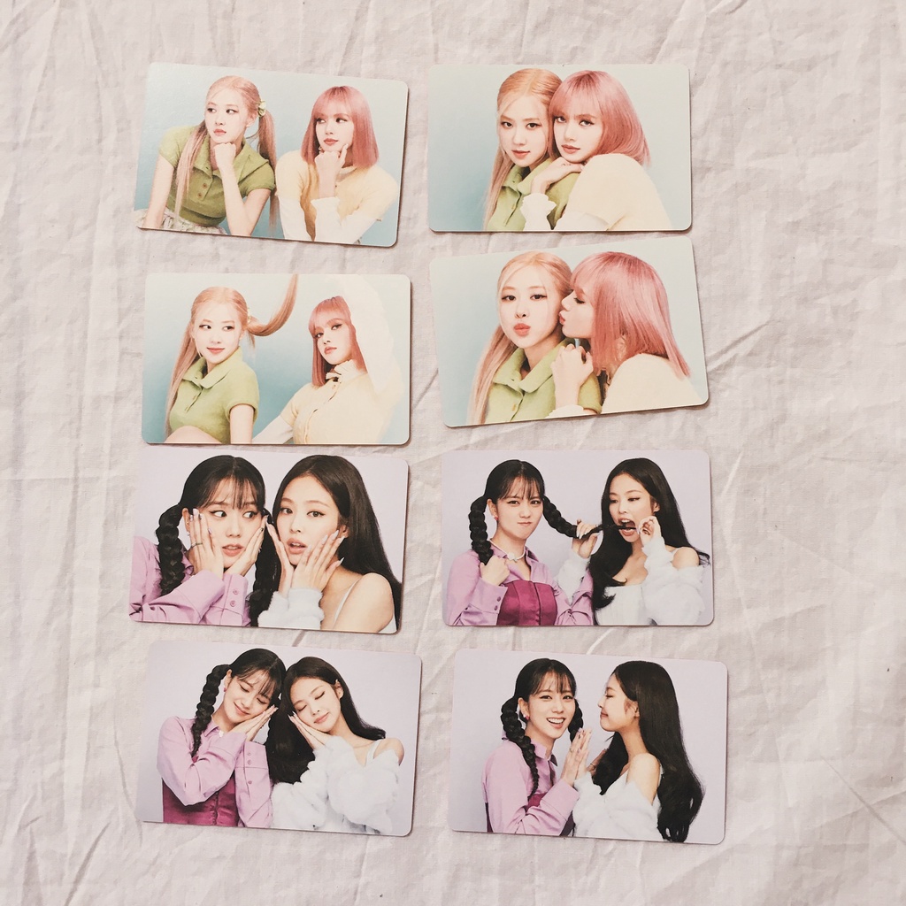 Jual UNIT PC PHOTOCARD JENSOO LICHAENG BLACKPINK 2022 WELCOMING COLLECTION SEASON GREETING ...