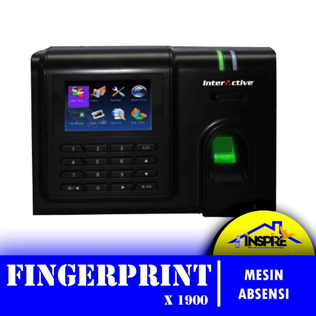 Jual Mesin Absensi Fingerprint X 1900 murah otomatis | Shopee Indonesia
