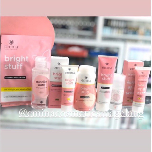 Jual EMINA PAKET BRIGHT STUFF KOMPLIT BESAR | Shopee Indonesia