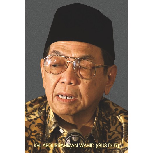 Jual POSTER GUS DUR POSTER GUSDUR A3+ 32*47CM,ARTPAPER310GR TAJAM,TIDAK ...