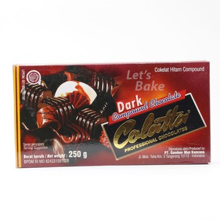 Jual Colatta Dark Chocolate Compound 250 gr / Coklat Masak Colata ...