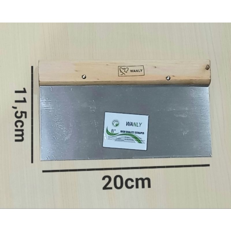 Jual Kape Gypsum/ Scraper Gypsum/ Sekrap Gagang Kayu 8" | Shopee Indonesia