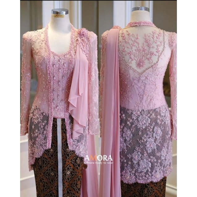 Jual dusty pink Kebaya Wisuda Kebaya Tunangan Kebaya Pesta Kebaya ...
