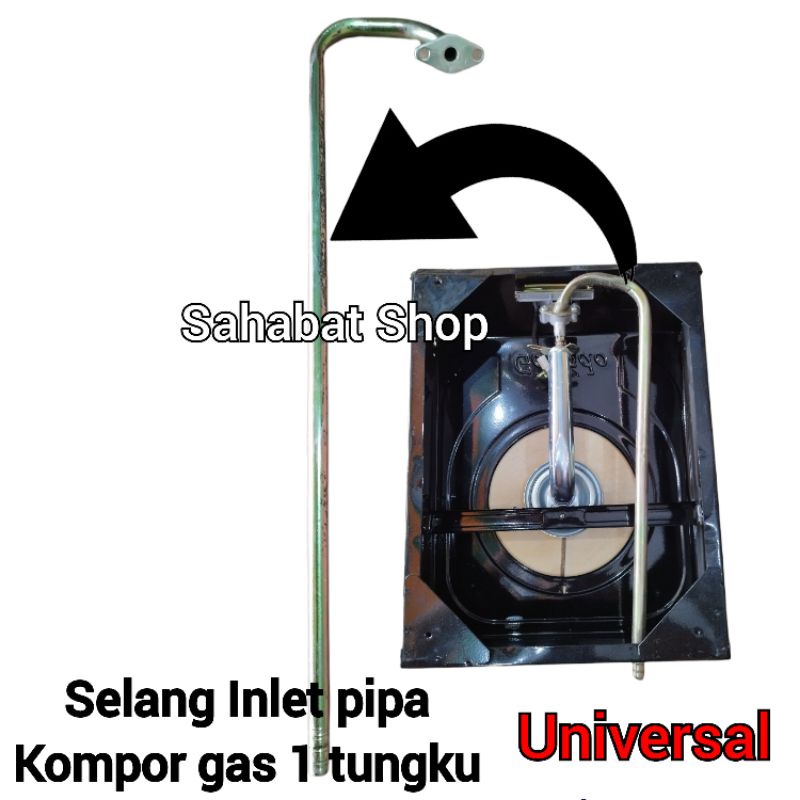 Jual SELANG INLET / PIPA BESI KUPING MODEL 1 TUNGKU UNTUK KOMPOR GAS ...