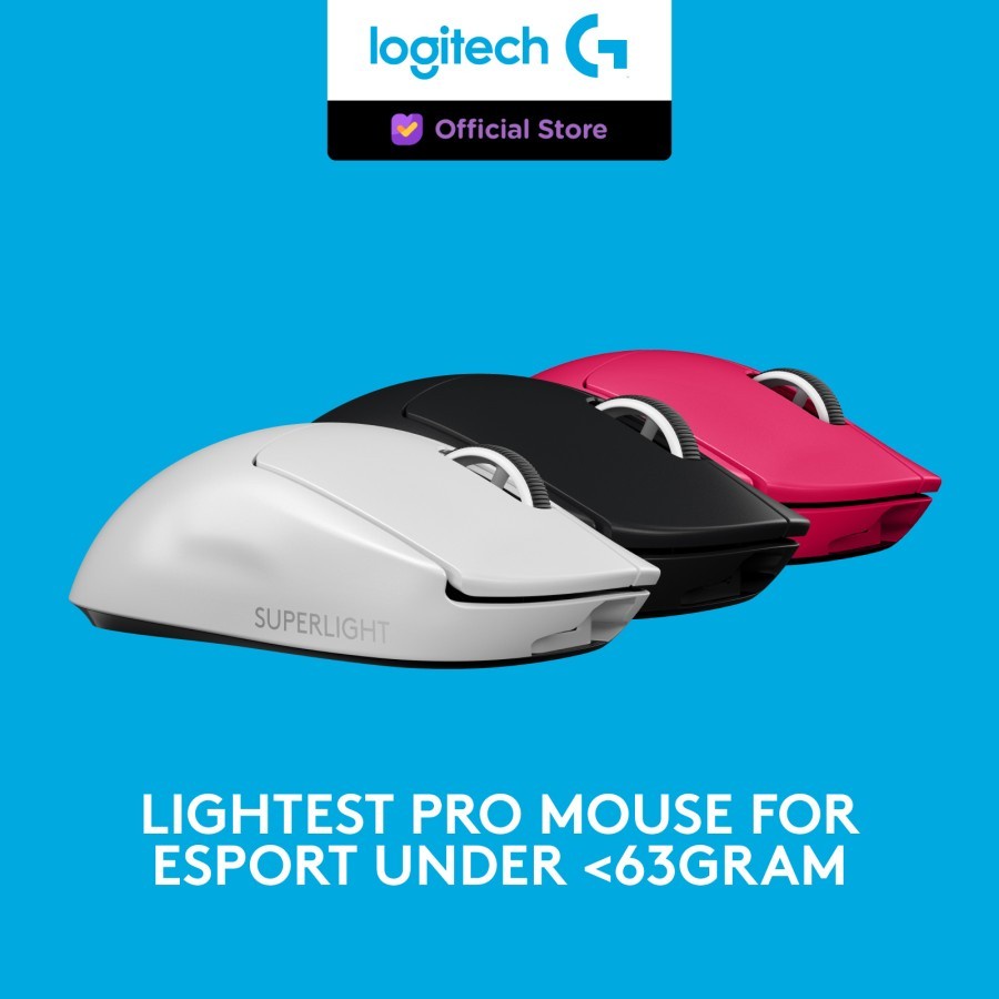 Jual Mouse Gaming Logitech PRO X SuperLight Wireless | Shopee Indonesia