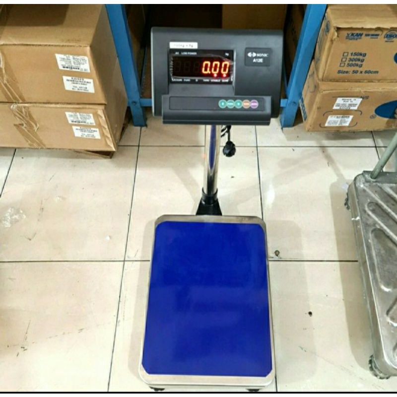 Jual Timbangan duduk digital expedisi merek sonic A12E kapasitas 100 kg | Shopee Indonesia