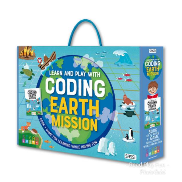 Jual Learn And Play With Coding Earth Mission Book + Game For Learning ...