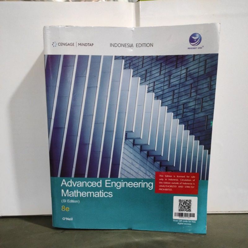 Jual Buku Advanced Engineering Mathematics(SI Edition)8e Oleh O,Neil ...