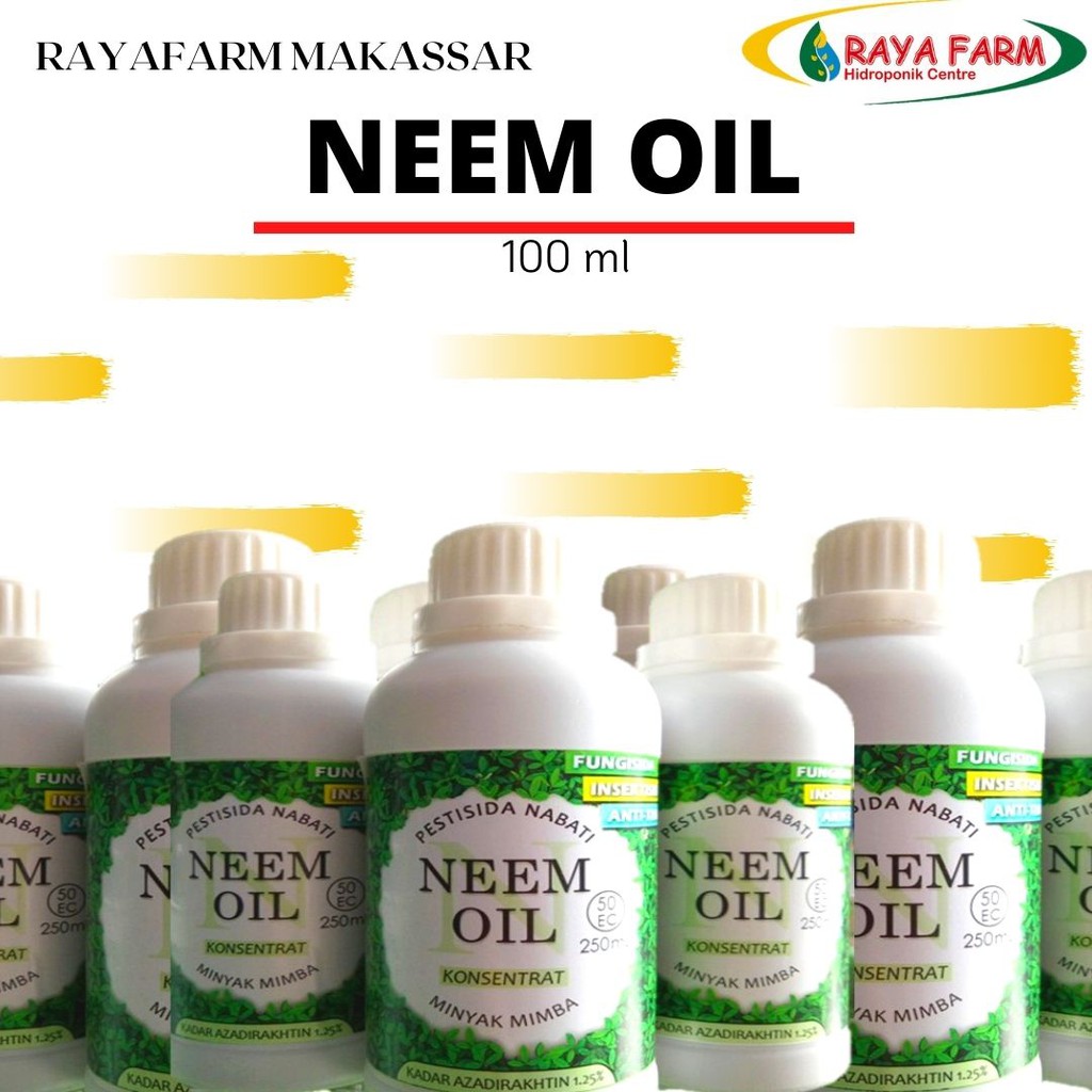 Jual PESTISIDA NEEM OIL MINYAK NIMBA 100 ML Indonesia|Shopee Indonesia