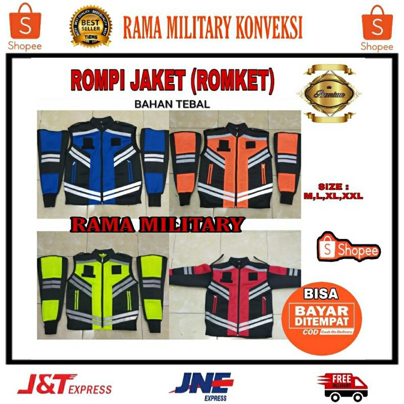 Jual ROMPI JAKET ROMPI BIKERS ROMPI HARIAN ROMPI JAKET PRIA POLOS ...