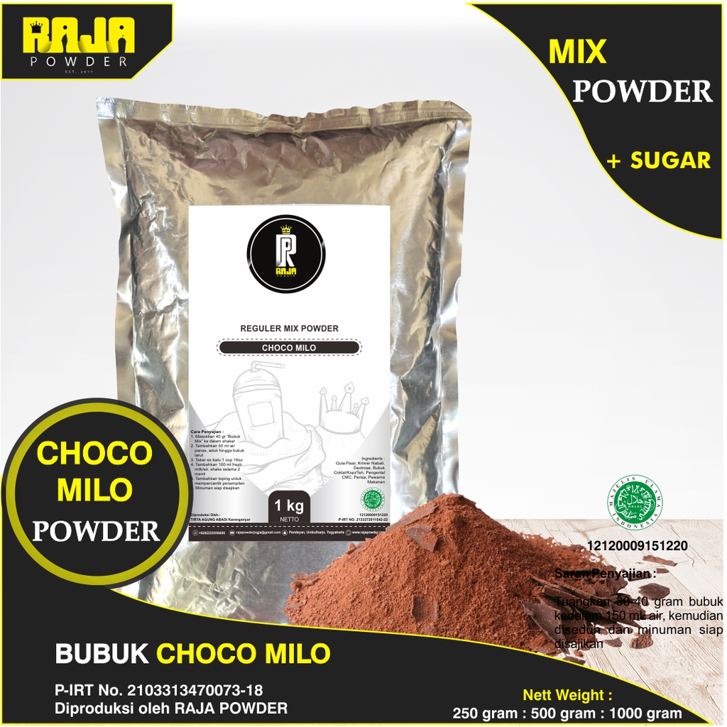 Jual Bubuk Choco Milo Bubuk Minuman Cokelat Milo Powder 1 kg / 1000 ...