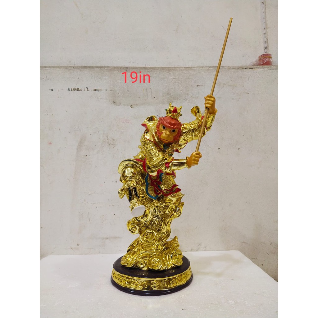 Jual Kera Sakti/ Tai sing kong berdiri emas 18 inch | Shopee Indonesia