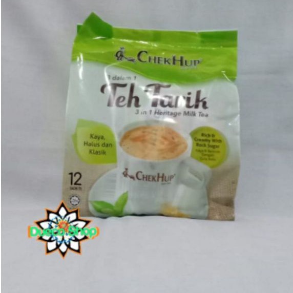 Jual Chek Hup Teh Tarik 3 in 1 Heritage Milk Tea 40 gr @ 12 scht ...