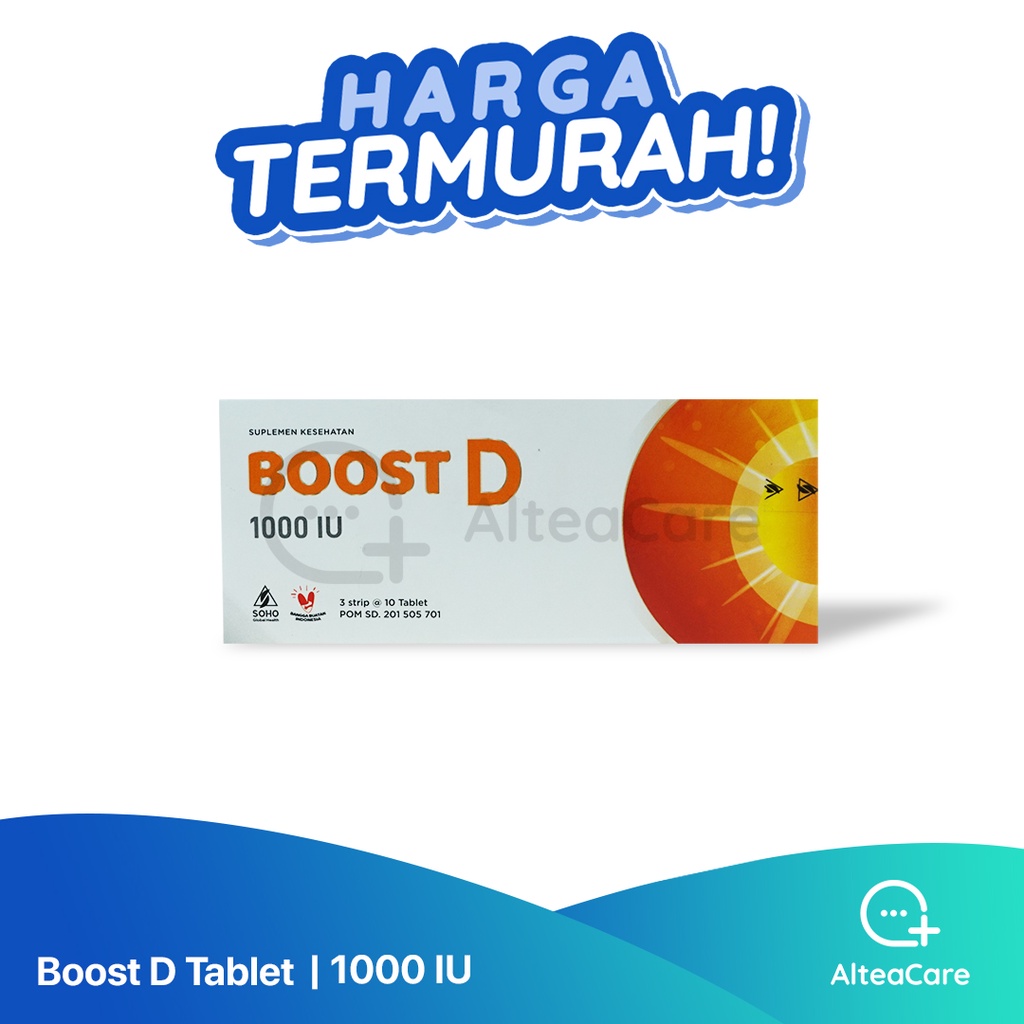 Jual Boost D 1000 IU 10 Tablet (Suplemen) | Shopee Indonesia