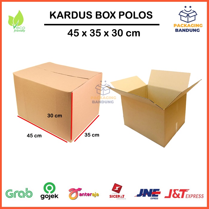 Jual Kardus Karton Box Polos Packing 45 x 35 x 30 Cm, Tebal, 3MM ...
