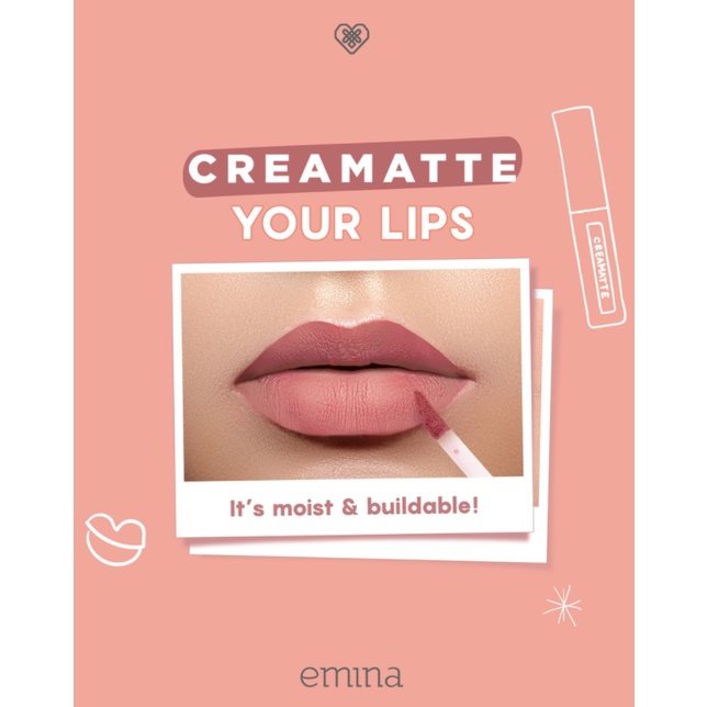 Jual BARU!! EMINA CREAM MATTE / LIP CREAM EMINA ORIGINAL | Shopee Indonesia