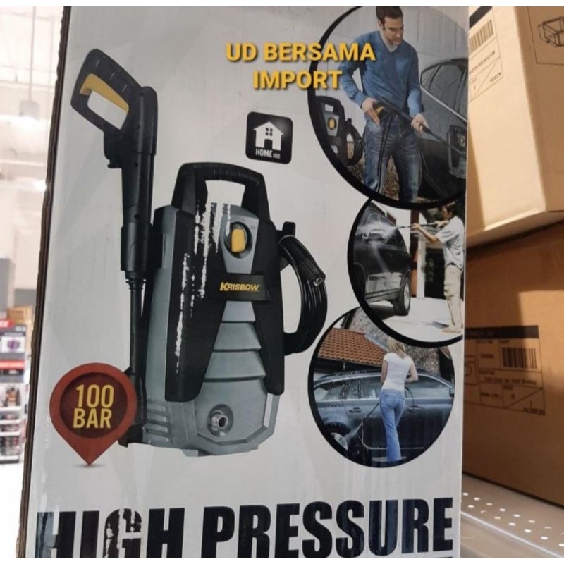 Jual jet cleaner water jet high pressure cleaner krisbow 100 Bar ...