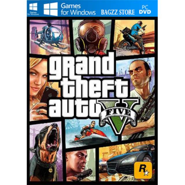 Jual Grand Theft Auto V/5(GTA V/5) RELOADED - PC Games offline/DVD CD game PC offline Indonesia ...