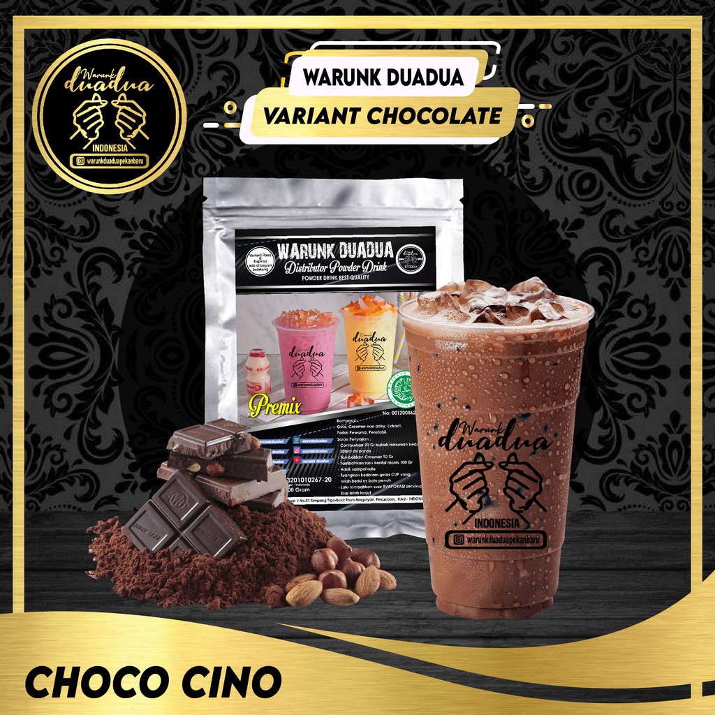 Jual CHOCO CINO 1kg / Bubuk Minuman Premix Rasa Choco Cino Powder Drink ...