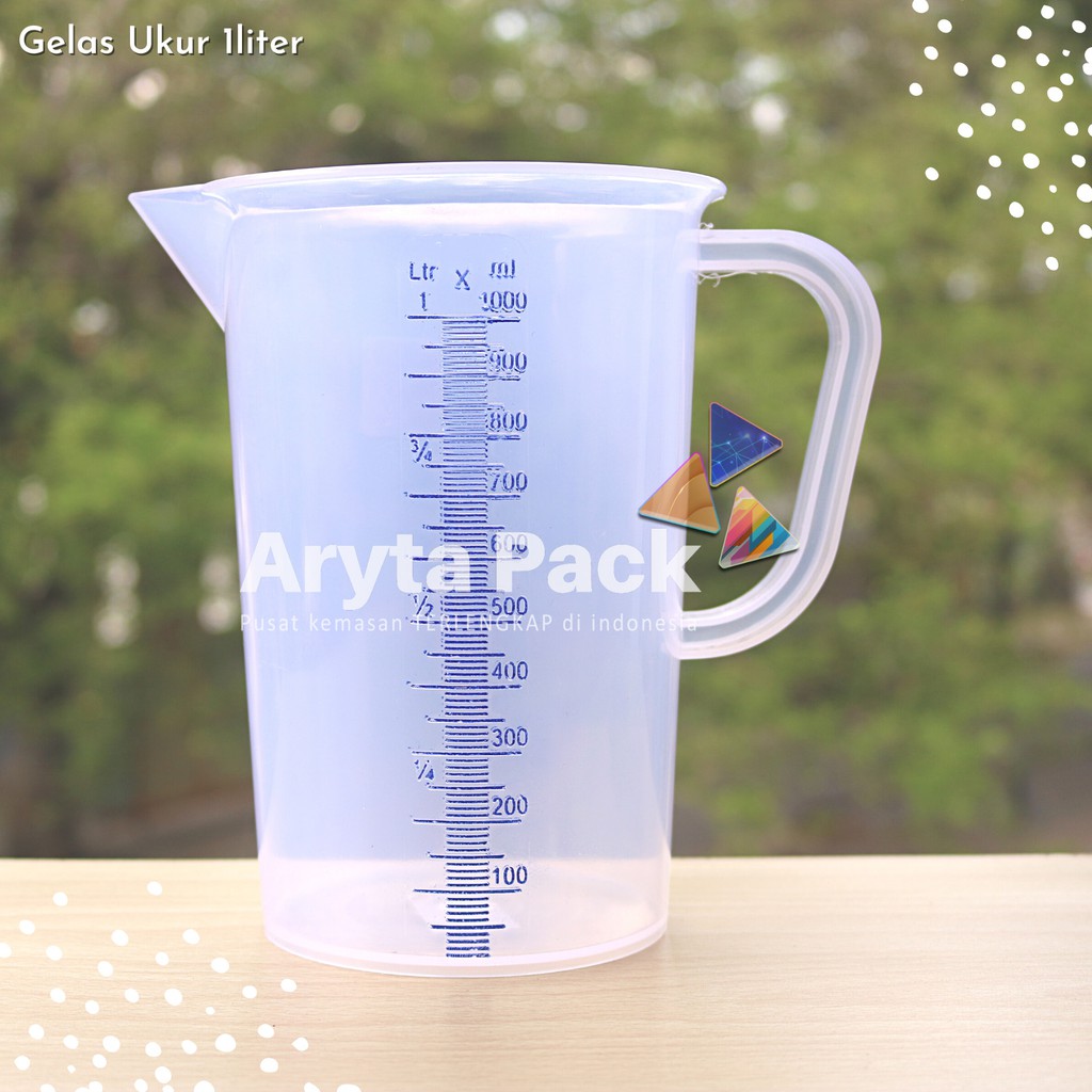 Jual Gelas ukur plastik 1liter 1000ml | Shopee Indonesia