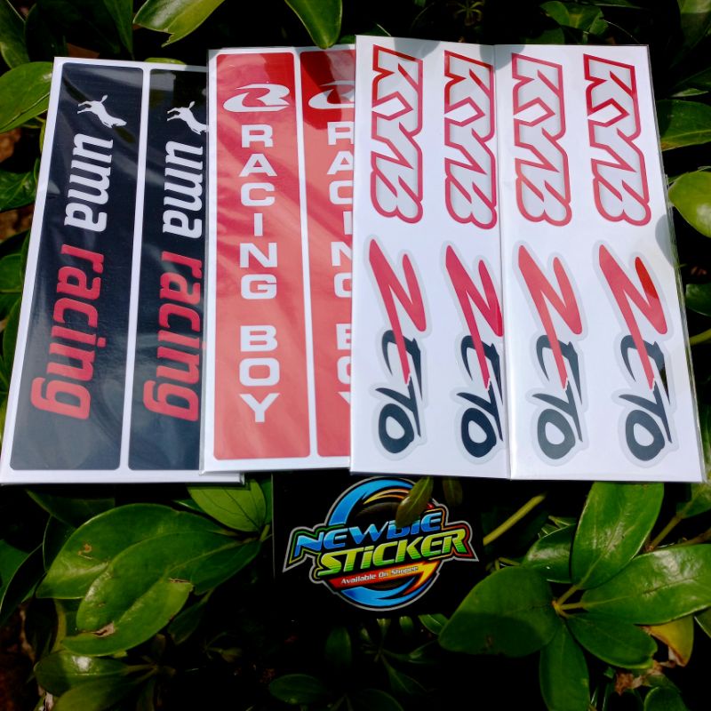 Jual Sticker shock KYB Zeto ( Sudah Di cutting ) | Shopee Indonesia