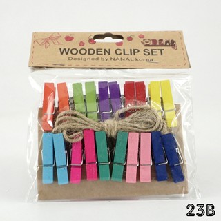 Jual KLIP KAYU / Wooden Peg / Photo Clip / Klip Foto Jepitan Kayu Lucu ...