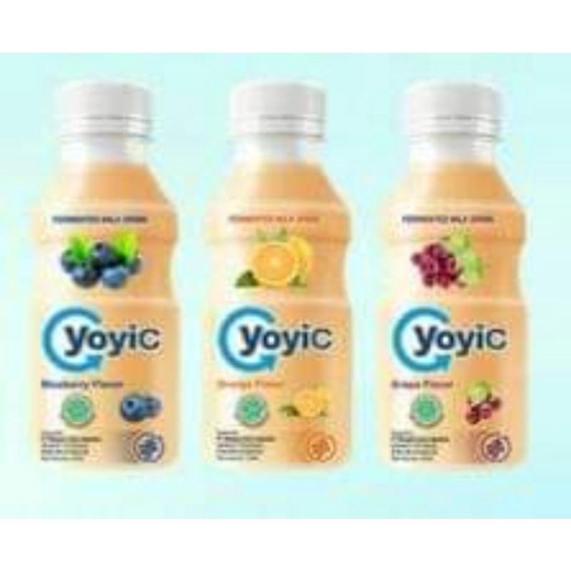 Jual MINUMAN SUSU FERMENTASI 6 BOTOL YOYIC/YOGURT 130ml PROBIATIK ...