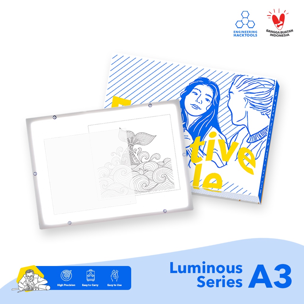 Jual Meja Gambar Tracing/Jiplak Portabel Ukuran A3 dengan LED Indonesia ...