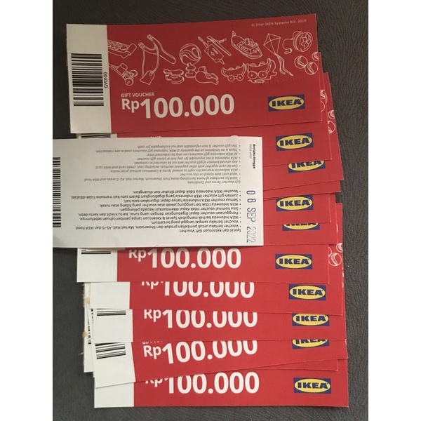 Jual voucher IKEA nominal 100.000 (seratus ribu rupiah) | Shopee Indonesia
