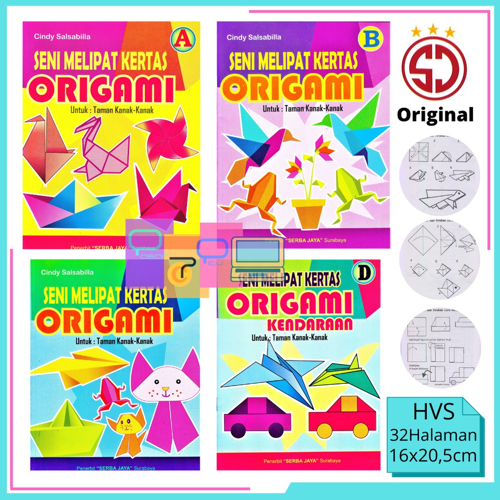 Jual Buku Seni melipat kertas ORIGAMI | Shopee Indonesia