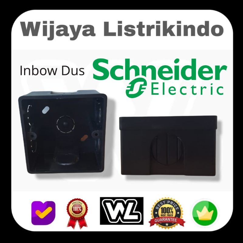 Jual Schneider inbowdus SWB727245 hitam wall box inbow dus tanam ...