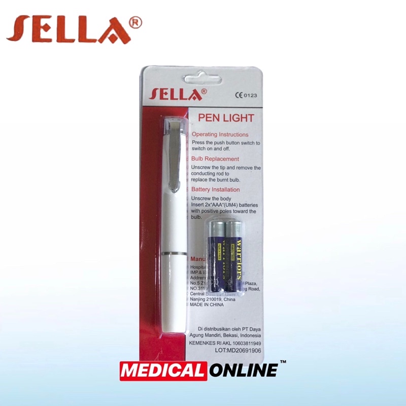 Jual PENLIGHT SELLA LED SENTER PENA MEDIS SINAR PUTIH MEDICAL ONLINE MEDICALONLINE Indonesia ...