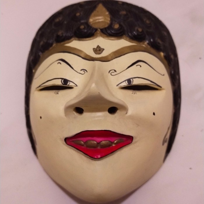 Jual SALE Topeng Panji Cirebon - Putih | Shopee Indonesia
